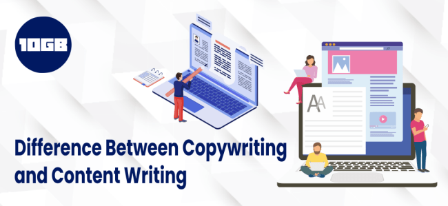 Difference Between Copywriting and Content Writing | 10GB Hosting
