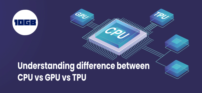 Understanding the difference between CPU vs GPU vs TPU | 10GB Hosting
